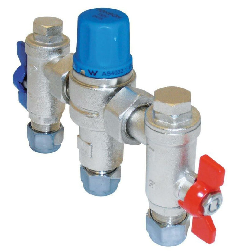Tomson T160 20mm Mixing Valve - Precision & Safety – Crystal Hot Water